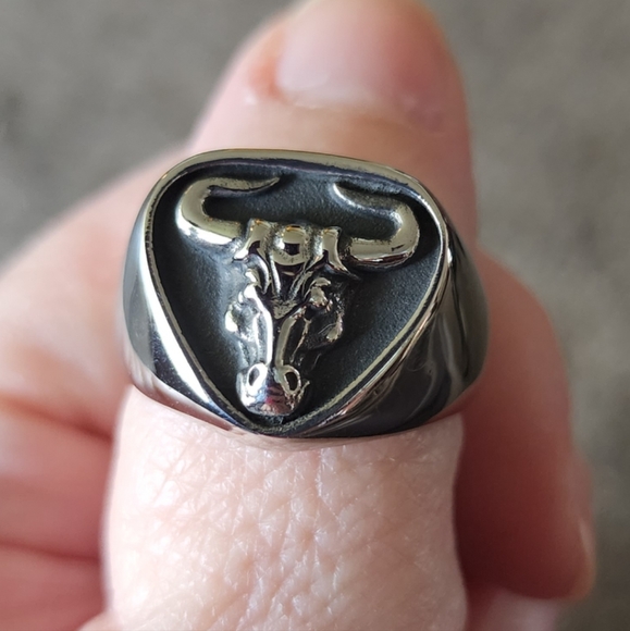Accessories | New Stainless Steel Longhorn Steer Bull Ring | Poshmark